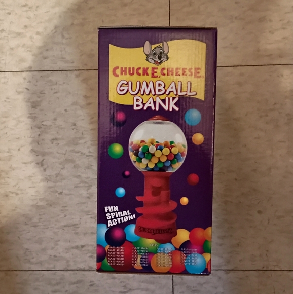Chuck E. Cheese | Toys | Chuck E Cheeses Orange Gumball Machine With ...
